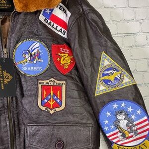 Jackets & Coats | Nwt Mens Top Gun Maverick Tom Cruise Aviator Genuine ...